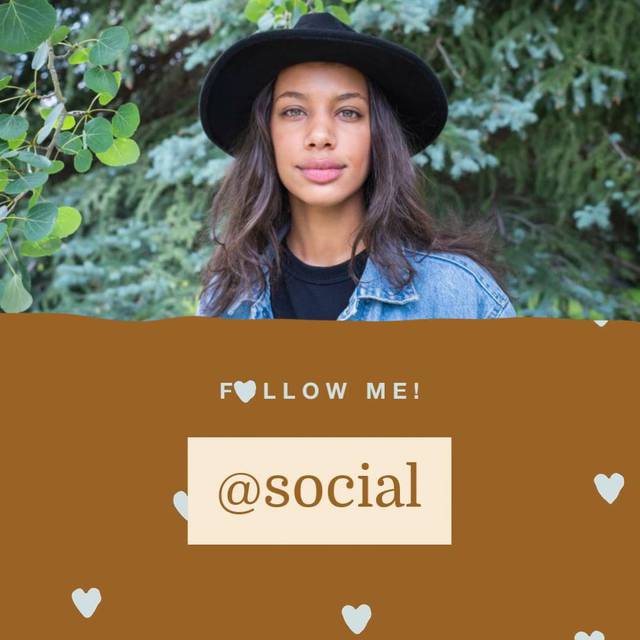Follow Me Social video template | by Vimeo