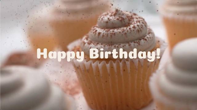 Cupcake Birthday video template | by Vimeo
