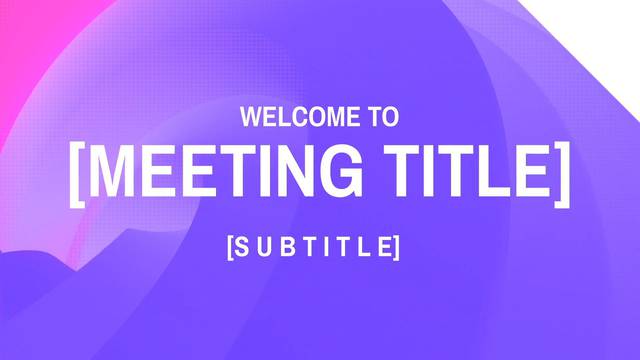 Intro Slide - Company Meeting I video template | by Vimeo